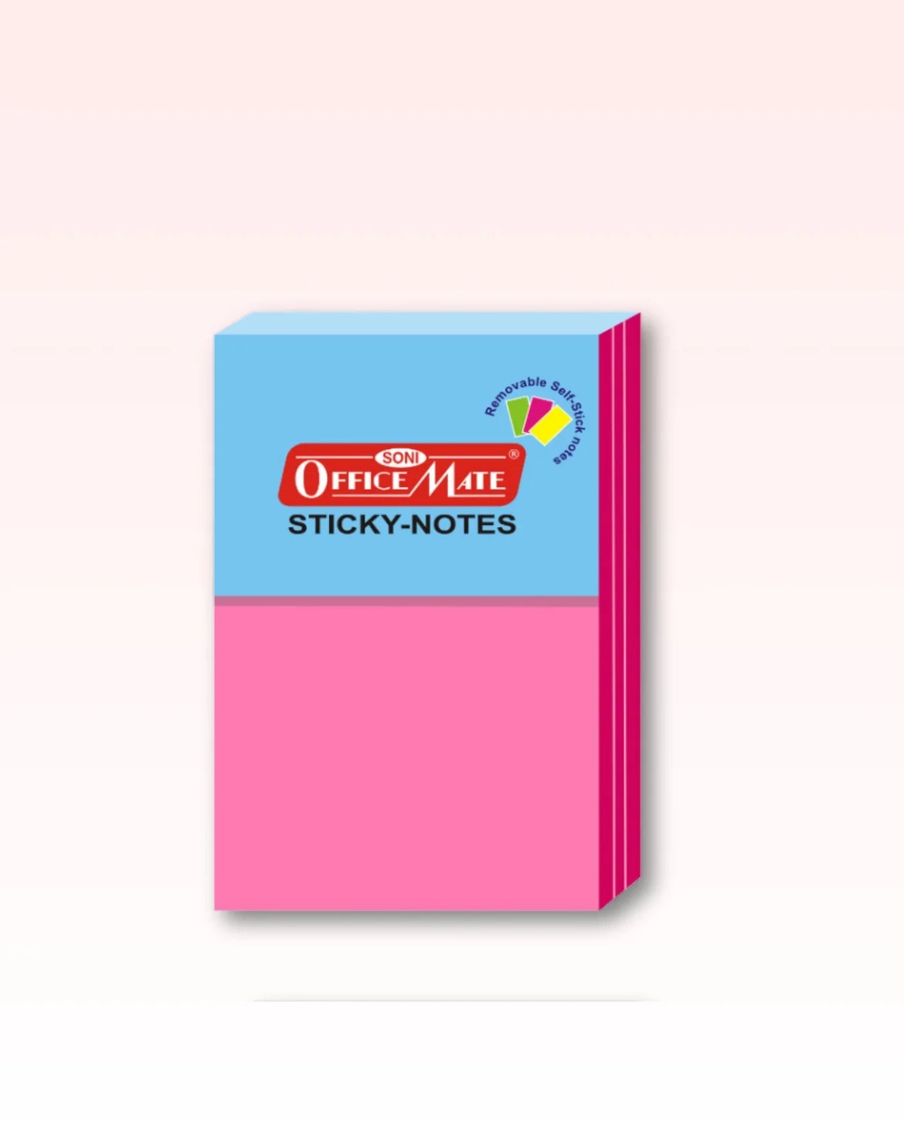 pink sticky note