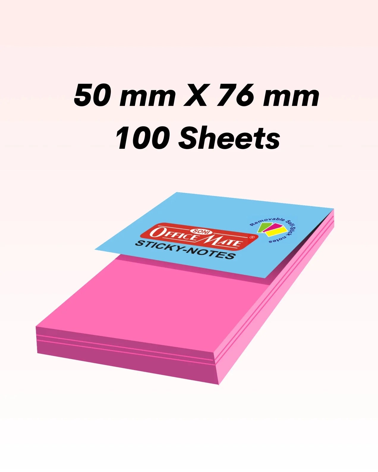 sticky notes text size